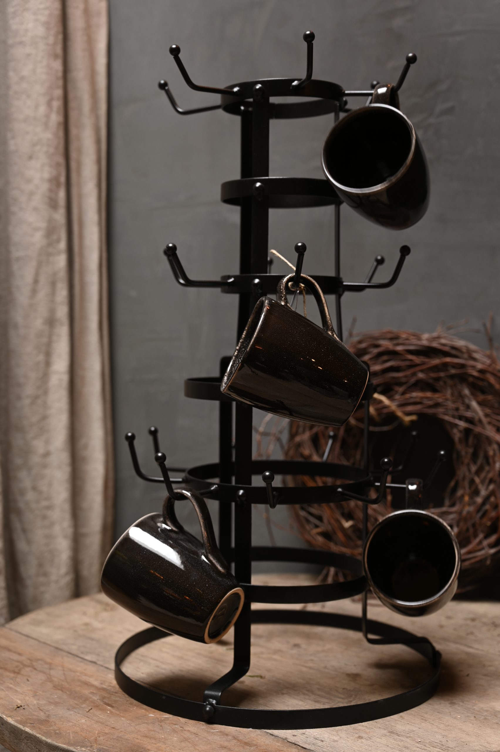 Mokkenboom Zwart Metaal Mokkenboom Zwart Metaal